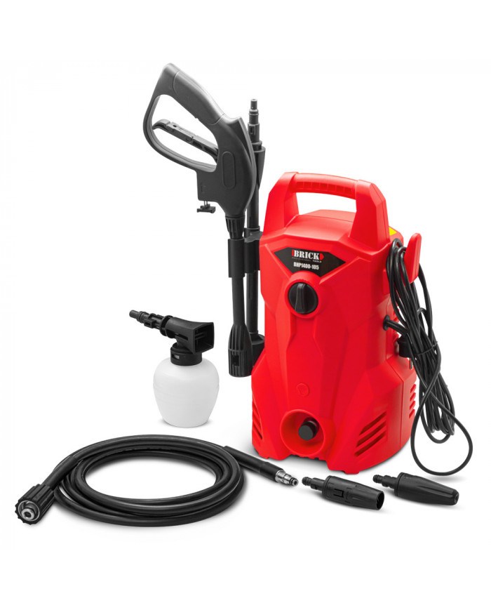 Nettoyeur haute pression 1400W - 105 bars - Buse turbo et buse rota...